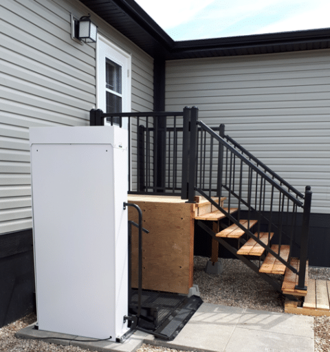 A Wheelchair Platform Lift Installation - Straight Through and Adjacent ...