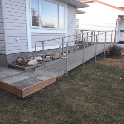 Custom Options for Wheelchair Ramp Turning Platforms | Advantage Home ...